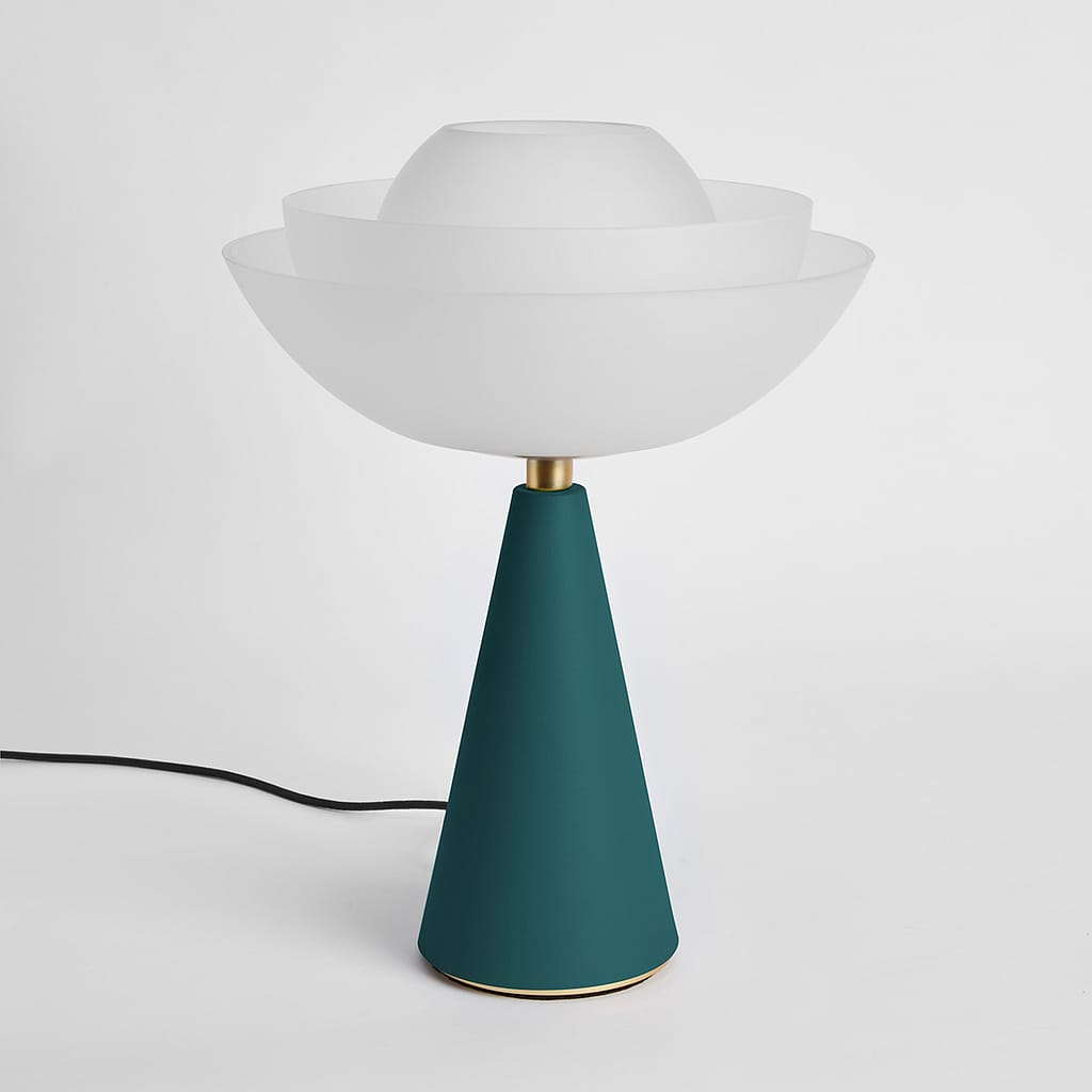 Beautiful Gilded Lotus Table Lamp - Mason Editions