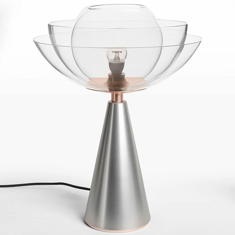 Beautiful Gilded Lotus Table Lamp - Mason Editions